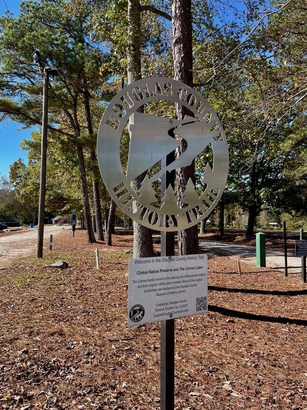 Clinton Nature Preserve and The Carnes Cabin Historical Marker