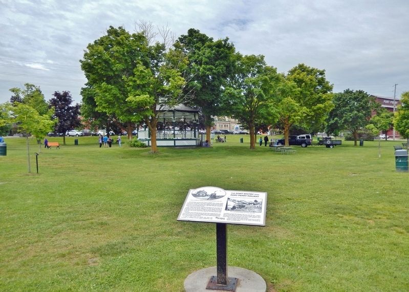 The Port Whitby and Port Perry Railway Historical Marker