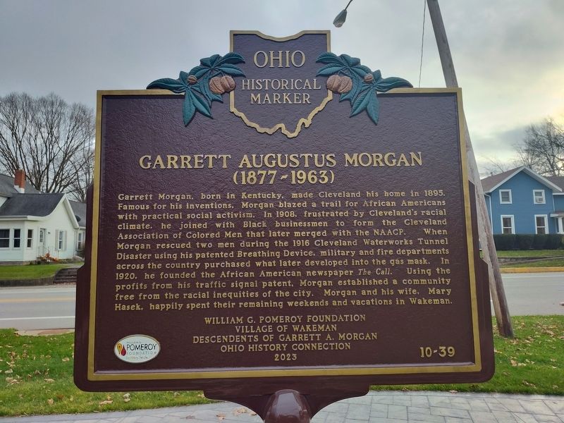 Garrett Augustus Morgan (1877-1963) / Garrett Morgan's Wakeman Country ...