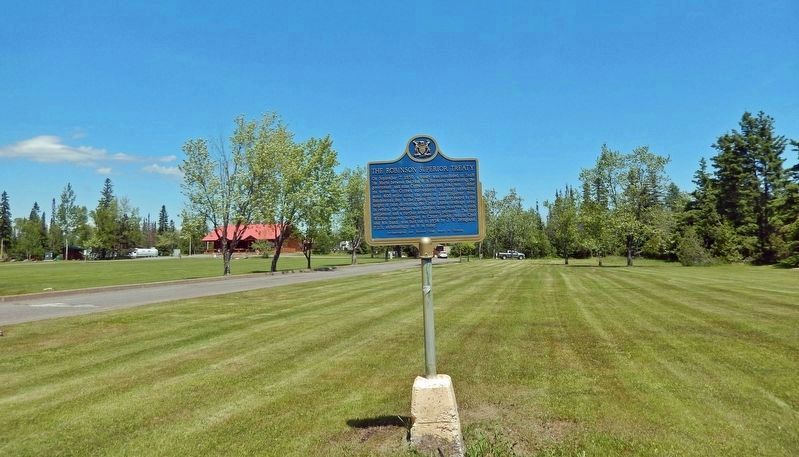 The Robinson Superior Treaty Historical Marker