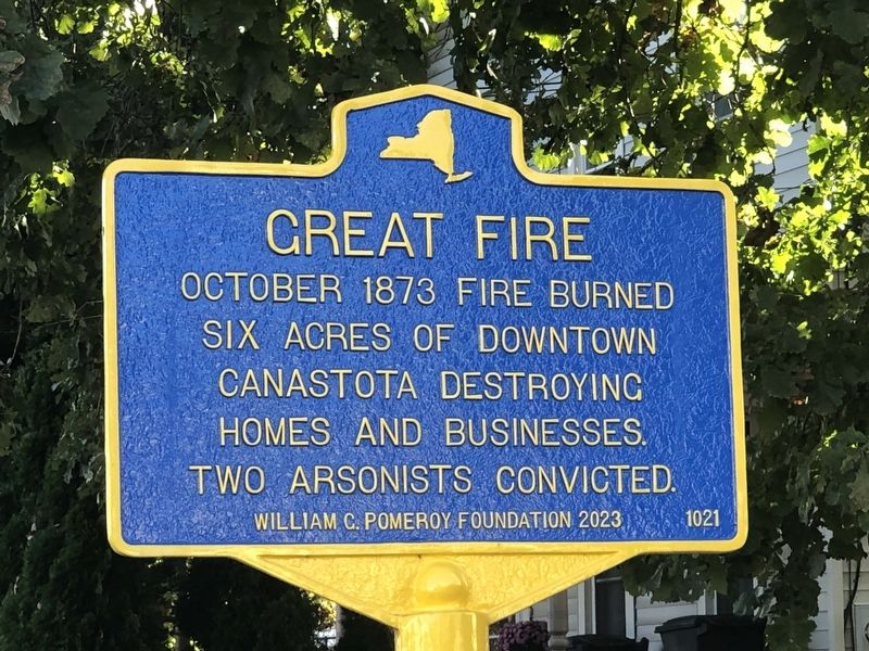 Great Fire Historical Marker