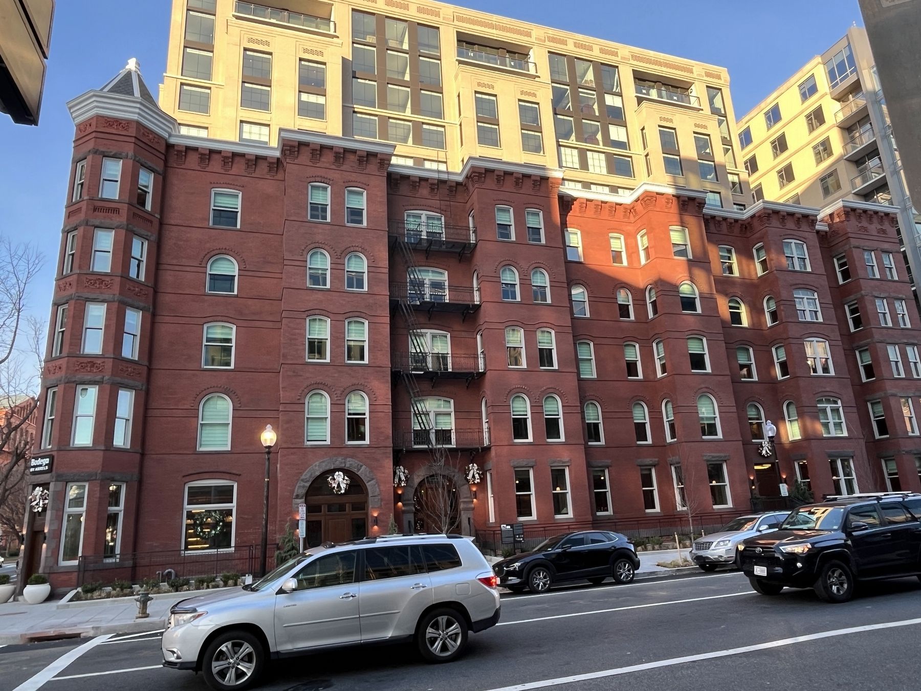 Harrison Apartment Building Historical Marker