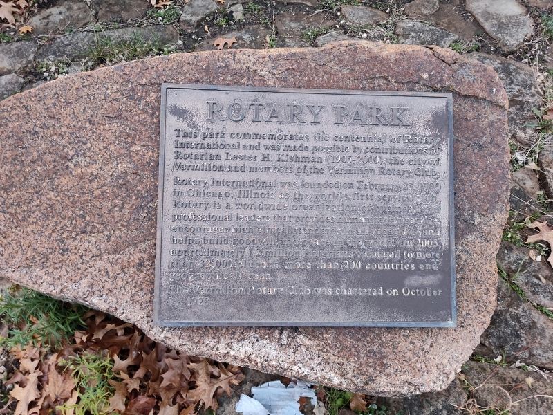Rotary Park Historical Marker