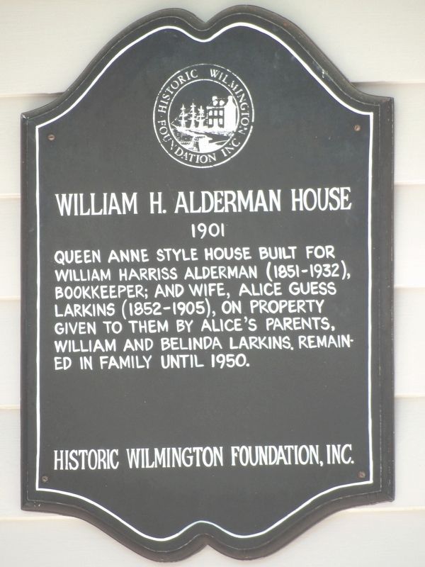 William H. Alderman House Historical Marker