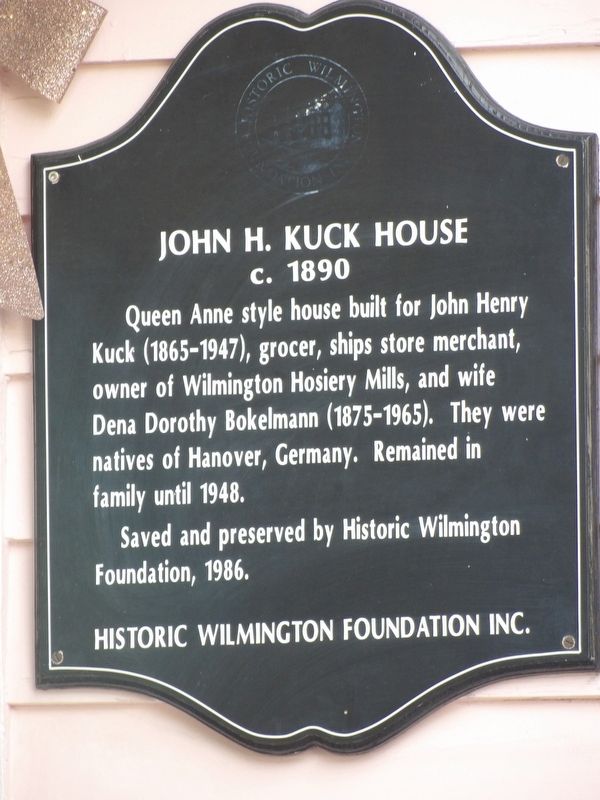 John H. Kuck House Historical Marker