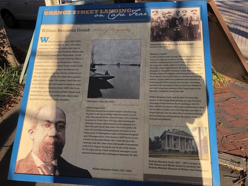 William Benjamin Gould: A Brief Biography Historical Marker