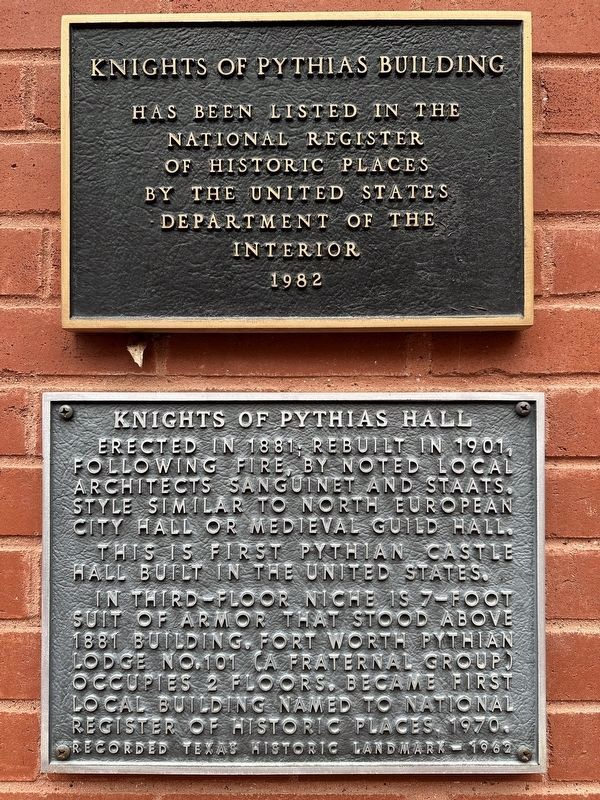 Knights of Pythias Hall Historical Marker