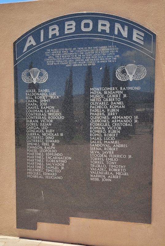 Alamogordo Airborne Monument, a War Memorial