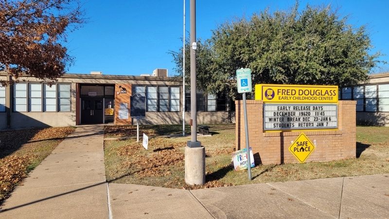 Fred Douglass School Historical Marker