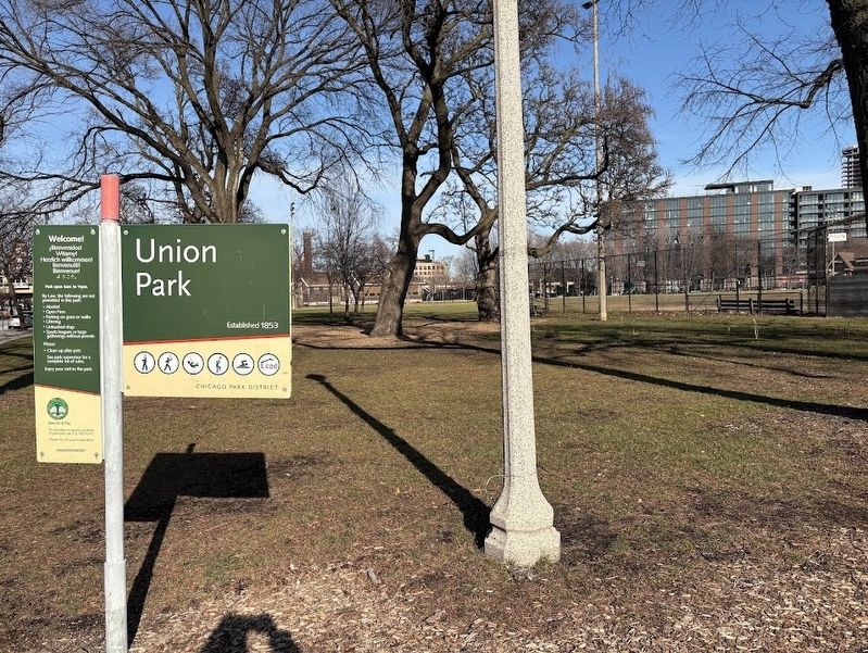 Union Park Historical Marker