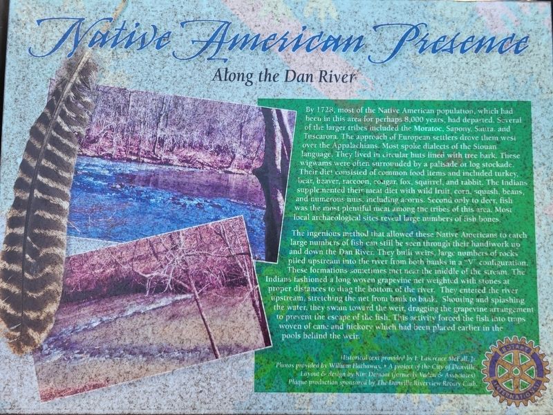 Native American Presence Historical Marker