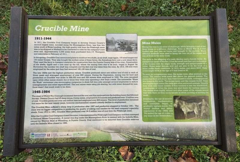 Crucible Mine Historical Marker