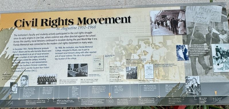 Civil Rights Movement Historical Marker