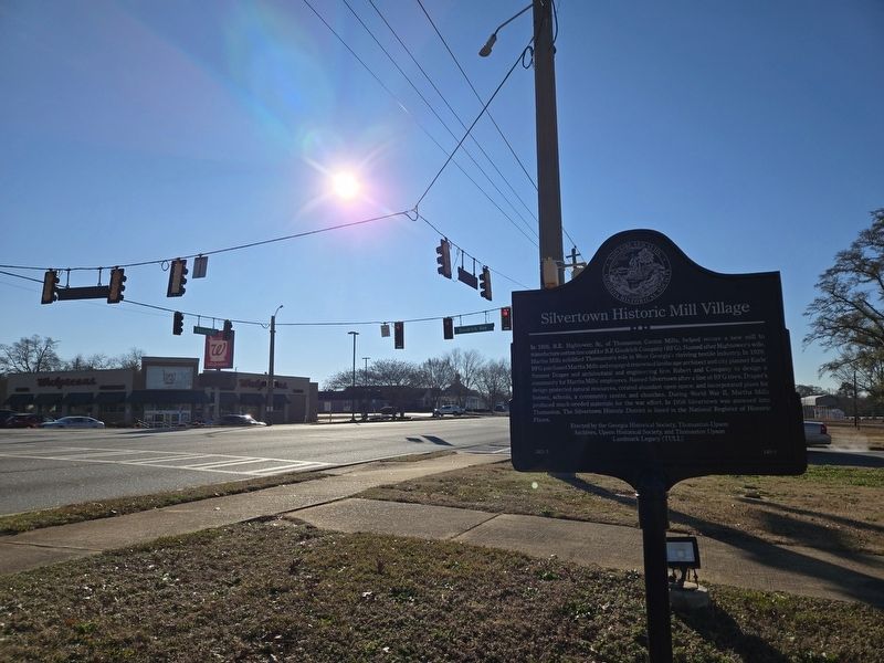 Silvertown Historic Mill Village Historical Marker