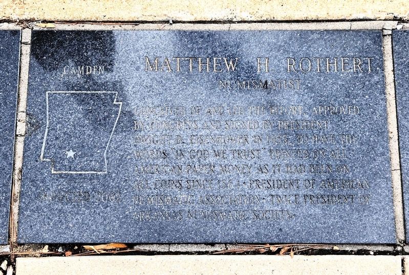 Matthew H. Rothert Historical Marker