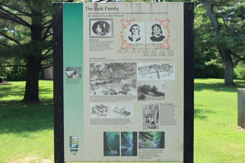 The Lusk Family Historical Marker