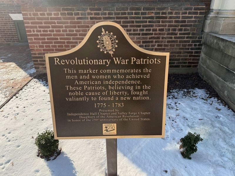 Revolutionary War Patriots Historical Marker