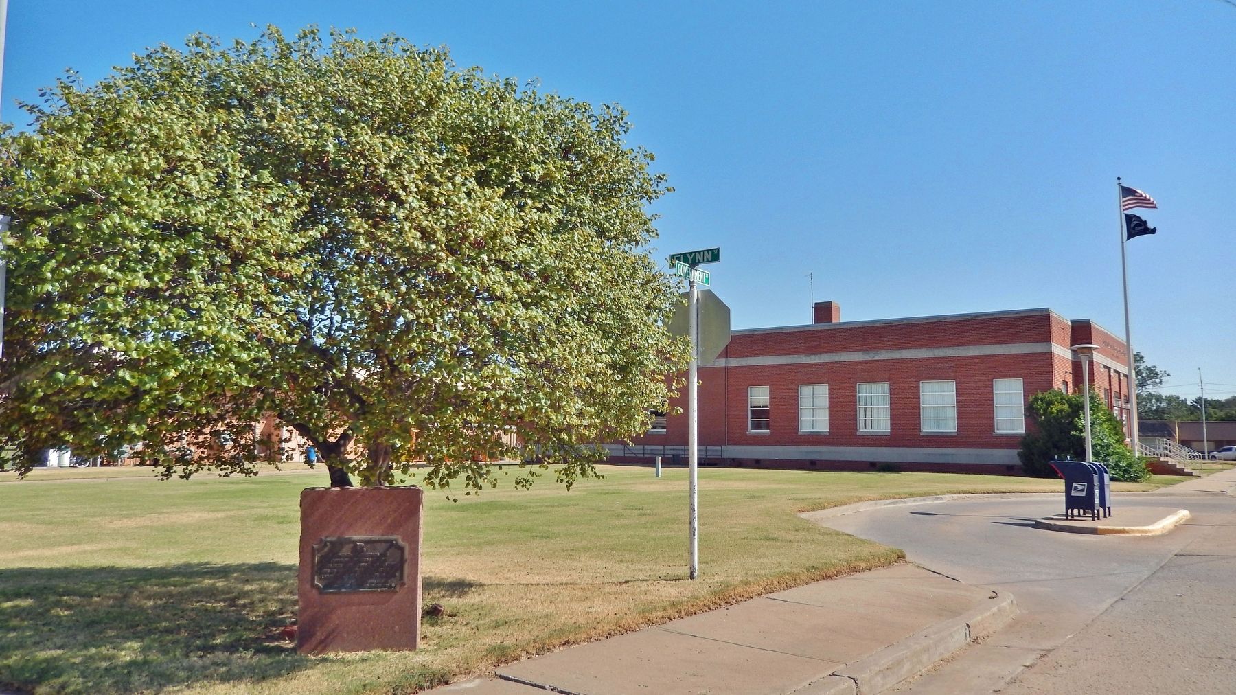 Site of United States Land Office Building Historical Marker