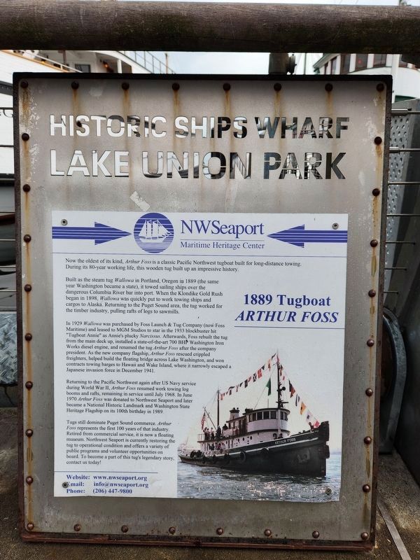 Arthur Foss Historical Marker