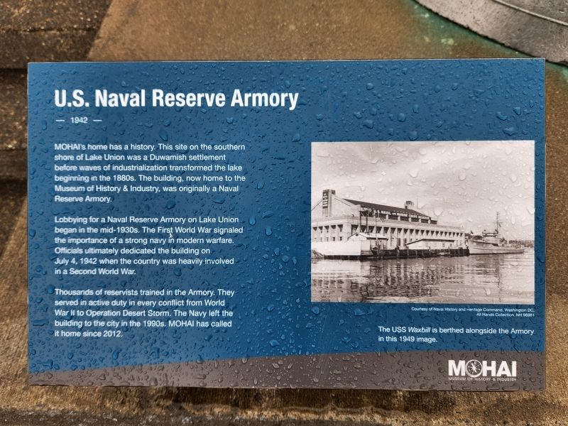 U.S. Naval Reserve Armory Historical Marker