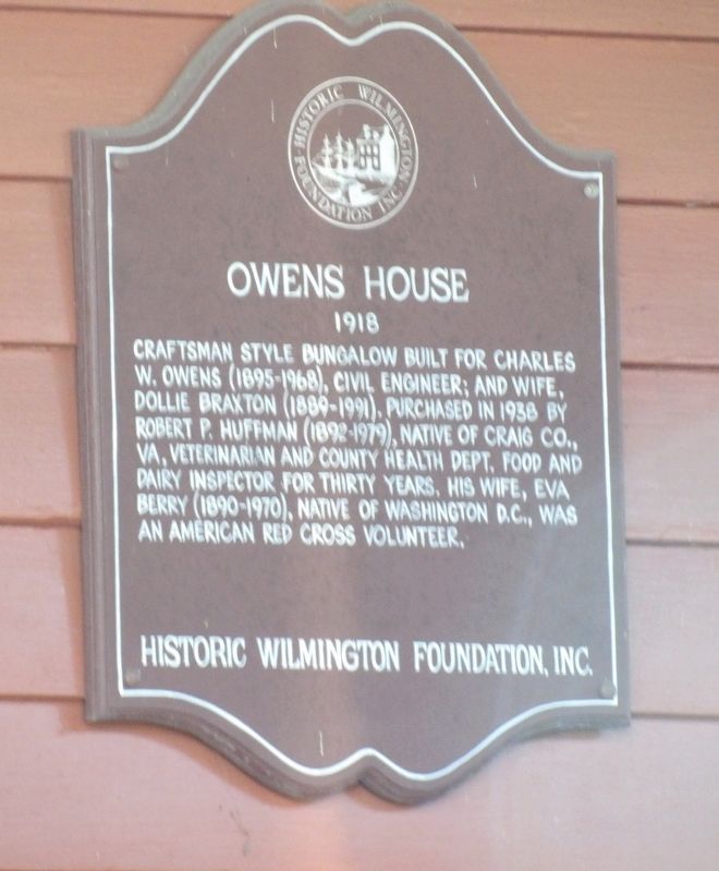 Owens House Historical Marker