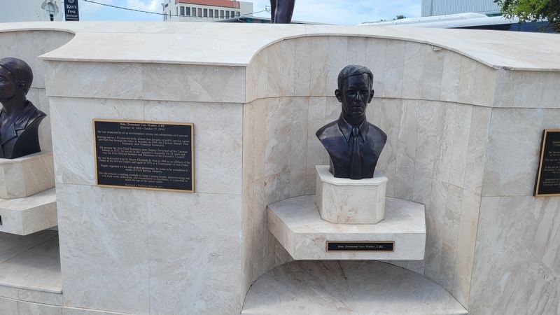 Hon. Desmond Vere Watler, CBE Historical Marker