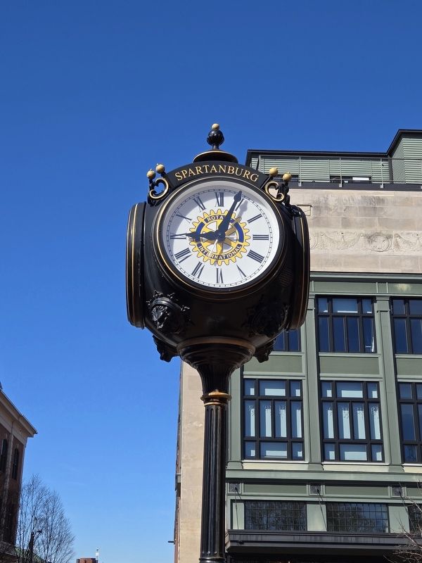 The Rotary Club of Spartanburg Centennial Clock/Object of Rotary ...