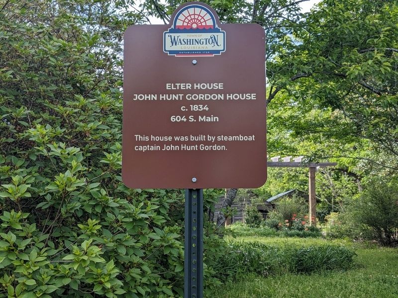 Elter House / John Hunt Gordon House Historical Marker