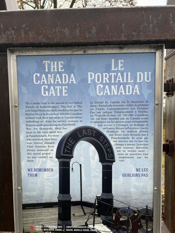 The Canada Gate, a War Memorial