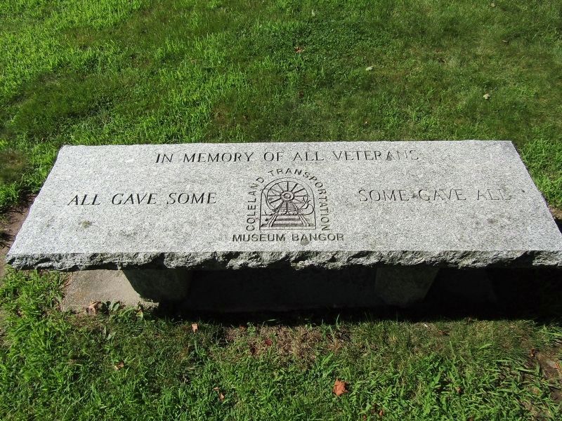 Veterans Bench, a War Memorial
