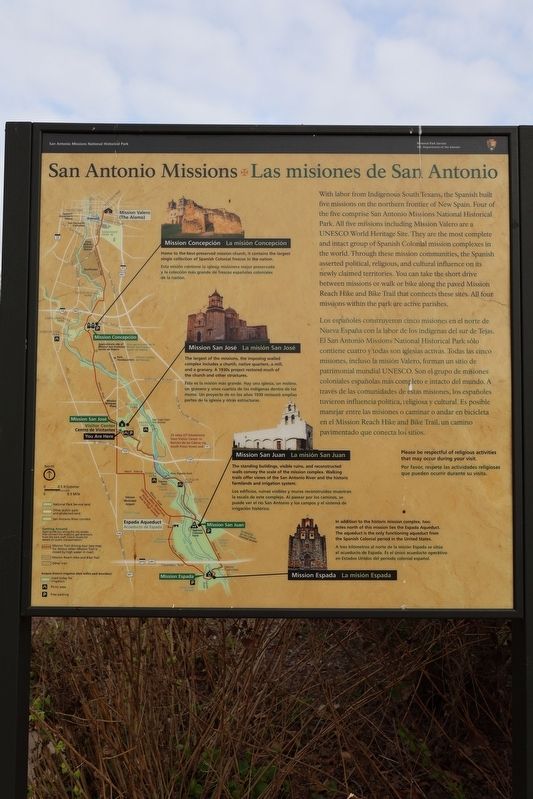 San Antonio Missions / Las misiones de San Antonio Historical Marker