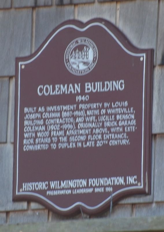 Coleman Building Historical Marker