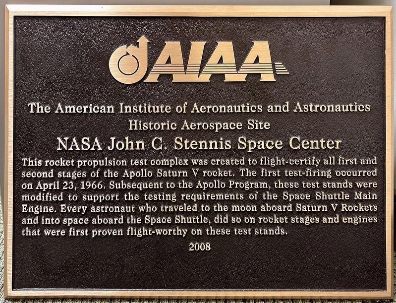 NASA John C. Stennis Space Center Historical Marker