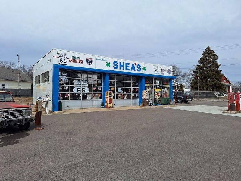 Shea's Gas Station Historical Marker