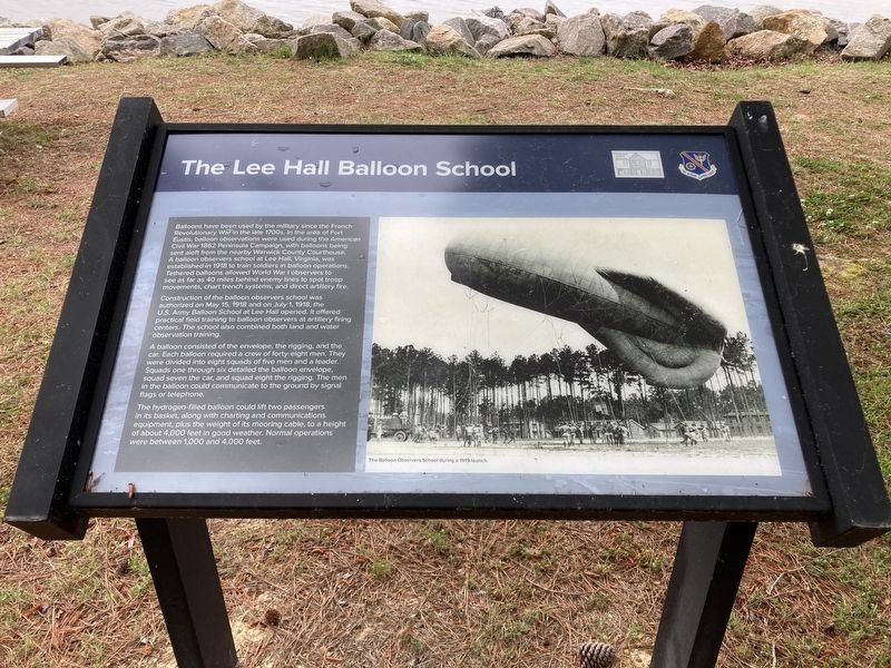 The Lee Hall Balloon School Historical Marker