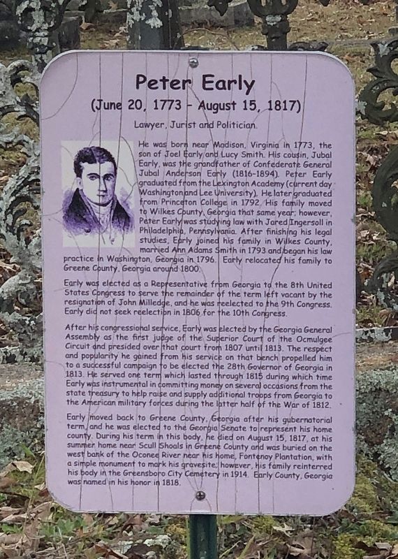 Peter Early Historical Marker