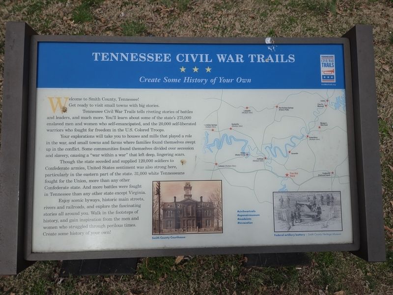 Tennessee Civil War Trails Historical Marker