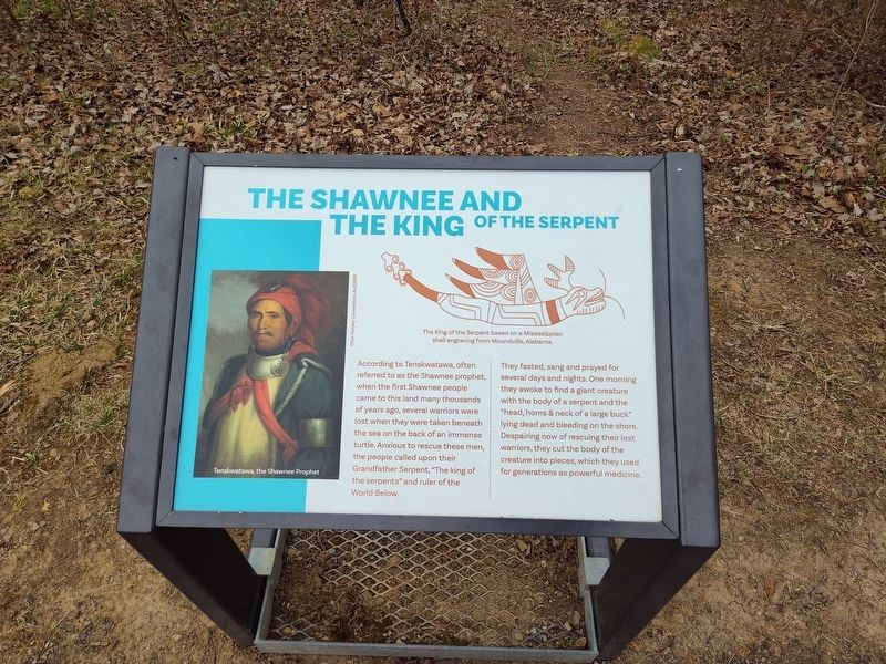 The Shawnee And The King Of The Serpent Historical Marker