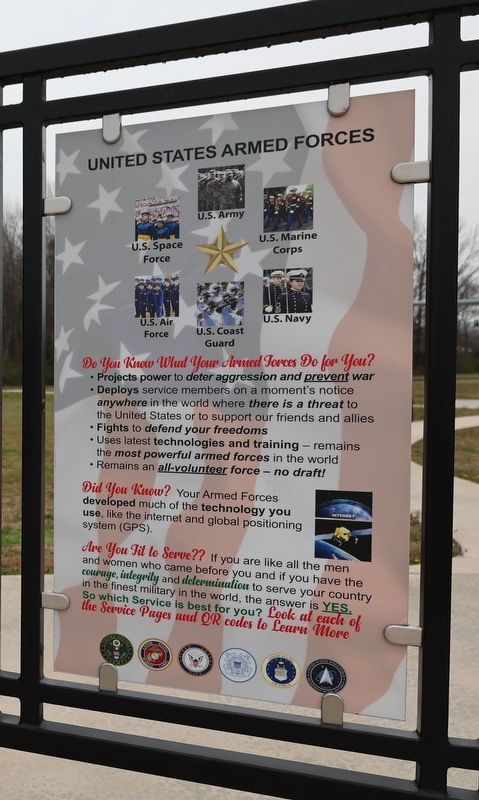 United States Armed Forces Historical Marker