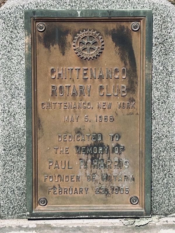 Chittenango Rotary Club Historical Marker