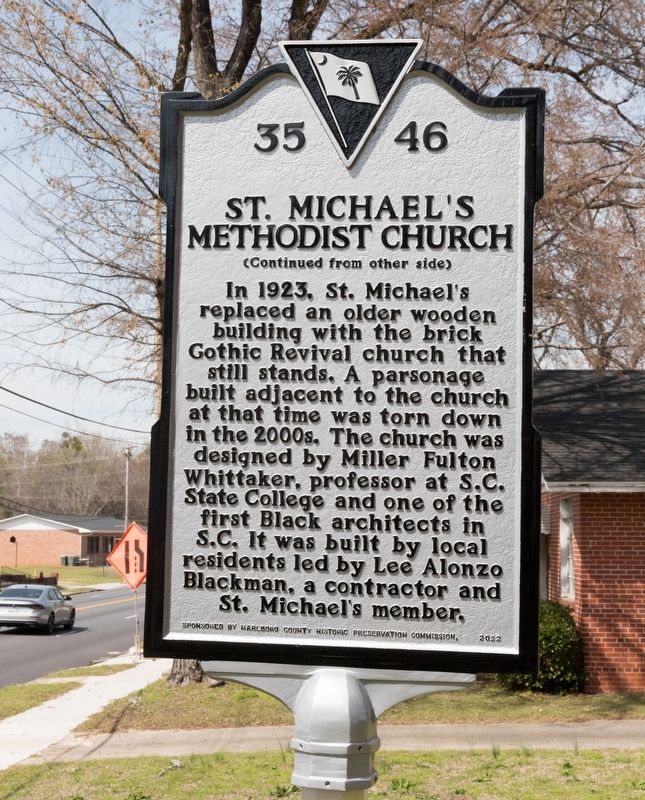 St. Michael’s Methodist Church Historical Marker
