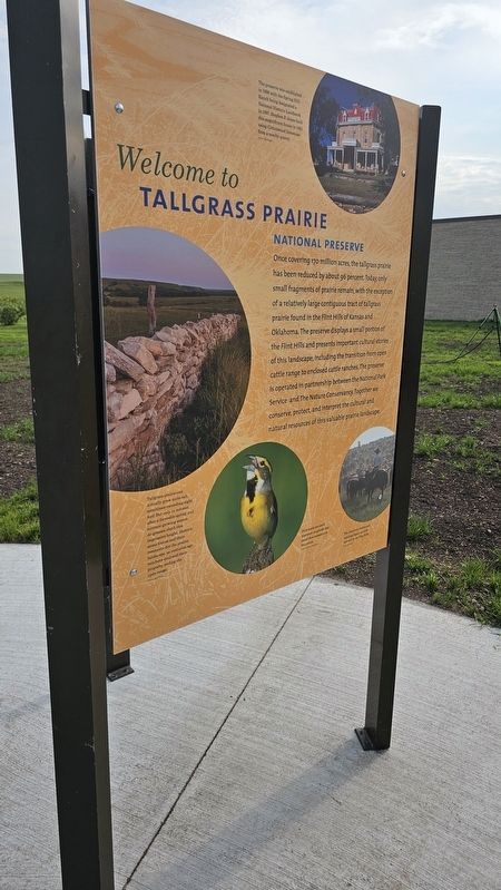 Welcome to Tallgrass Prairie National Preserve / Tallgrass Prairie A ...