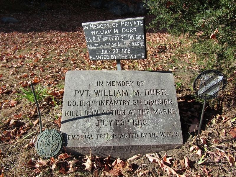 Private William M. Durr Memorial, a War Memorial