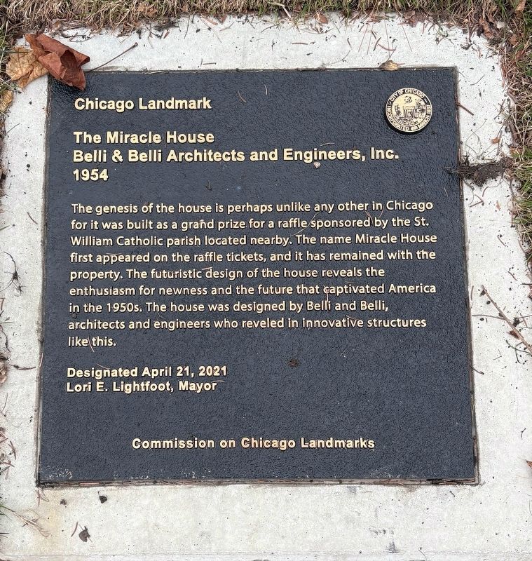 The Miracle House Historical Marker