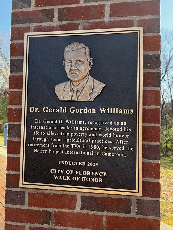 Dr. Gerald Gordon Williams Historical Marker
