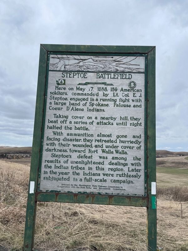 Steptoe Battlefield Historical Marker