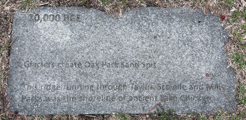 Oak Park Sand Spit Historical Marker