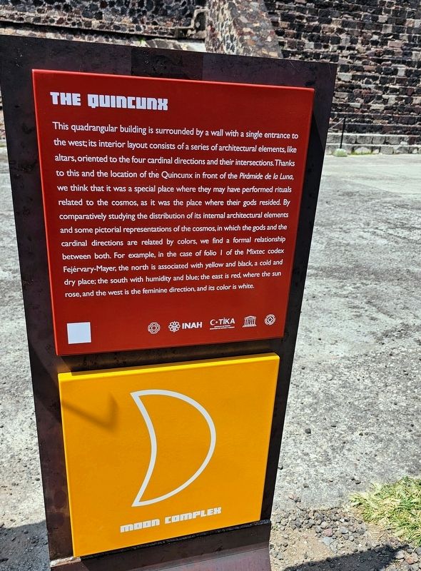 El Quincunce / The Quincunx Historical Marker
