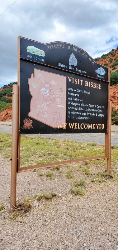 Bisbee: Queen of the Copper Camps Historical Marker
