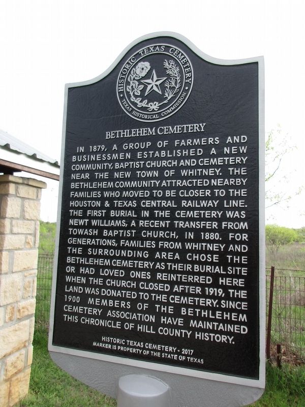 Bethlehem Cemetery Historical Marker